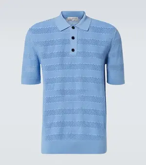 Dries Van Noten Knitted Polo Shirt