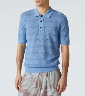 Dries Van Noten Knitted Polo Shirt