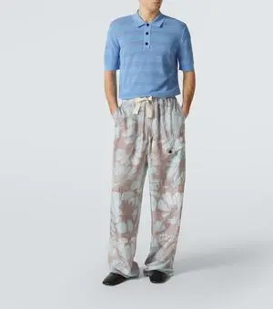 Dries Van Noten Knitted Polo Shirt