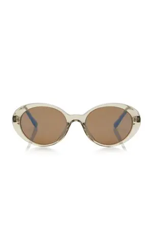 Oliver Spencer Lumar Round-frame Sunglasses - Grey