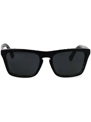 Burberry Vintage Check-detail Sunglasses - Black