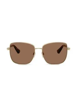 Burberry Be3158 Sunglasses - Gold