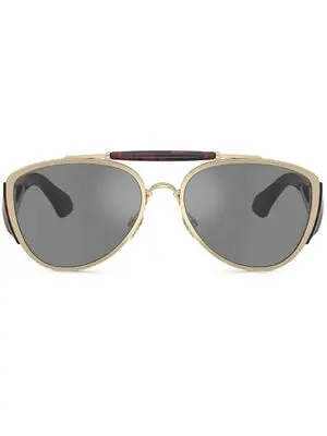 Burberry Pilot Sunglasses - Gold