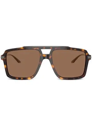 Dolce & Gabbana Pilot Sunglasses - Brown