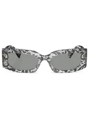 Dolce & Gabbana Rectangle-frame Sunglasses - Black