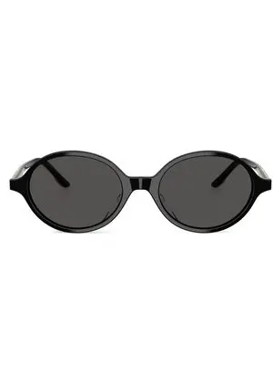 Oliver Spencer Round-frame Sunglasses - Black
