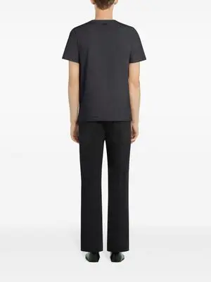 COURREGES Logo-print T-shirt - Grey