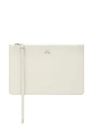 COURREGES Leather Pouch - Neutrals