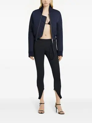 COURREGES Cropped Bomber Jacket - Blue
