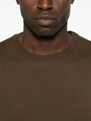 Kiton Knitted T-shirt - Brown