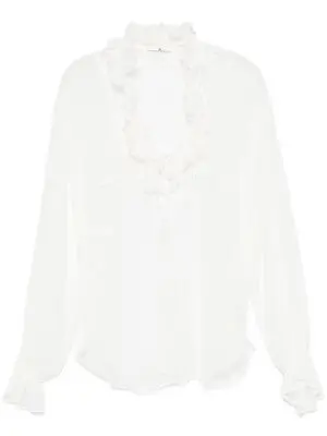 Ermanno Scervino Trimmed Blouses