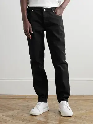 Brunello Cucinelli Slim-fit Straight-leg Jeans - Black