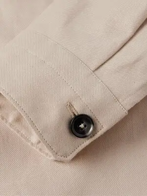 Zegna Linen-twill Overshirt - Neutrals