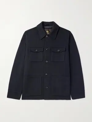 Loro Piana Devis Storm System® Cashmere Overshirt