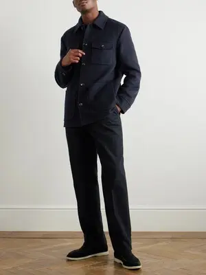 Loro Piana Devis Storm System® Cashmere Overshirt