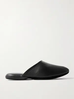 Leather Slippers Slides Slipper