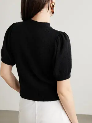 DÔEN Anisa Alpaca-blend Cardigan - Black