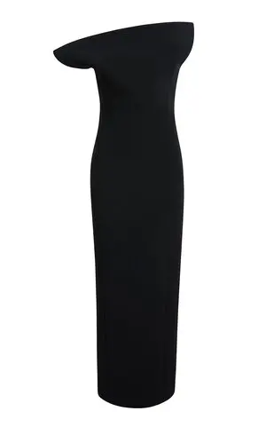Khaite Cato Draped Maxi Dress