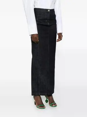 Jacquemus Le Jupe De-nimes Maxi Skirt - Blue