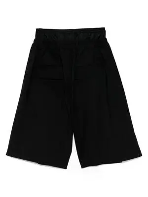 MARINE SERRE Twill Shorts - Black