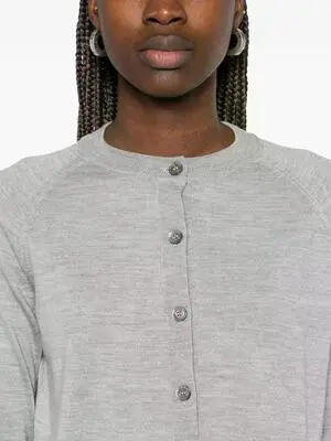 Moschino Crew-neck Cardigan - Grey