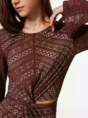 TWINSET Pointelle-knit Dress