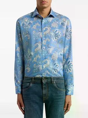 Etro Maxi Flower Paisley Shirt