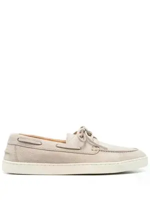 HENDERSON BARACCO Suede Boat Shoes - Neutrals