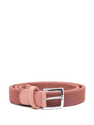 Kiton Woven Belt - Pink