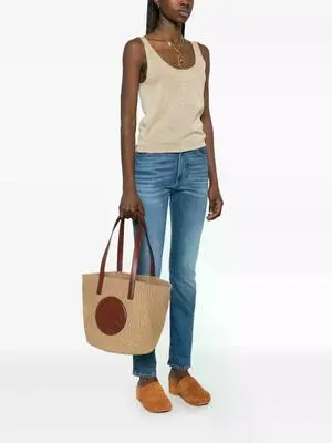 Chloé Horse Medal Tote - Neutrals