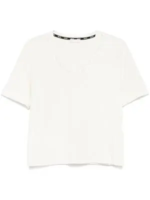 Liu Jo Crystal-logo T-shirt