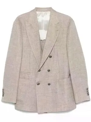 Brunello Cucinelli Mélange-effect Blazer