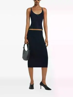 COURREGES Loop Midi Skirt - Blue