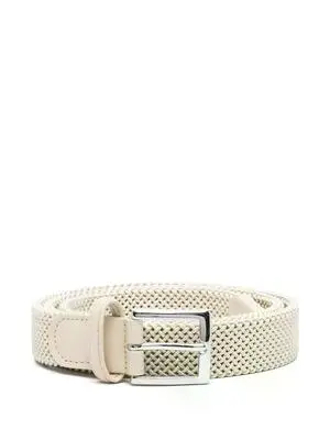 Kiton Woven Belt - Neutrals