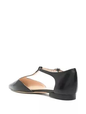 P.a.r.o.s.h Leather Ballet Flats - Black