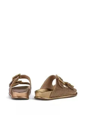 LE SILLA Poolside Slides - Gold