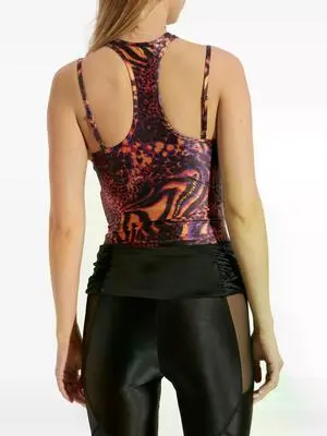Versace Animal-print Bodysuit