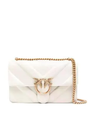 Pinko Love One Classic Crossbody Bag - White