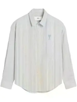 Ami De Coeur-embroidered Shirt - Blue