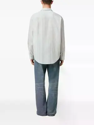 Ami De Coeur-embroidered Shirt - Blue