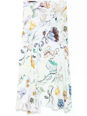 Dorothee Schumacher Printed Maxi Skirt