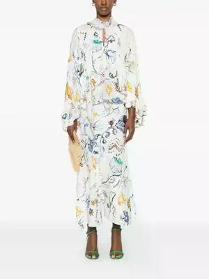 Dorothee Schumacher Printed Maxi Skirt