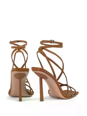 LE SILLA 95mm Belen Sandals - Brown