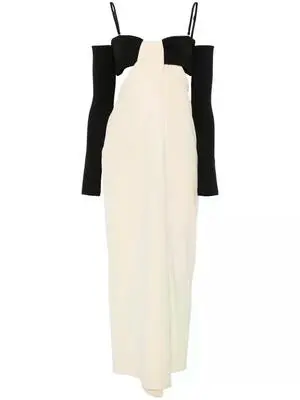 Nanushka Bandeau Draped Maxi Dress