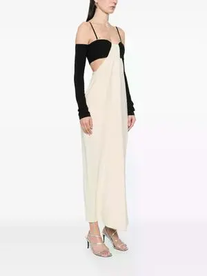 Nanushka Bandeau Draped Maxi Dress