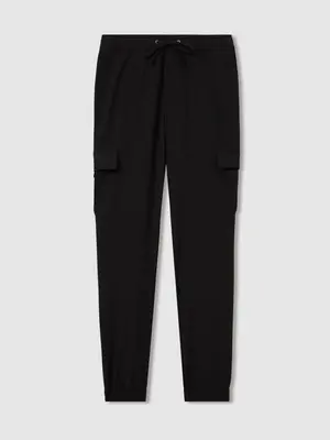 REISS Hold Elasticated Cargo Trousers