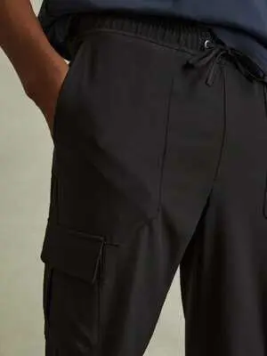REISS Hold Elasticated Cargo Trousers