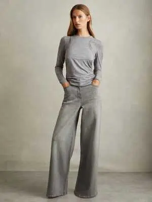 REISS Crete Wide-leg Jeans