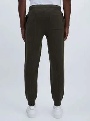Paige Compact-knit Drawstring Trousers