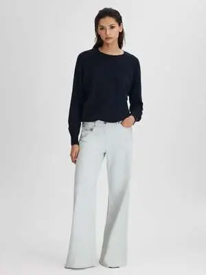 REISS Maize Flared Jeans